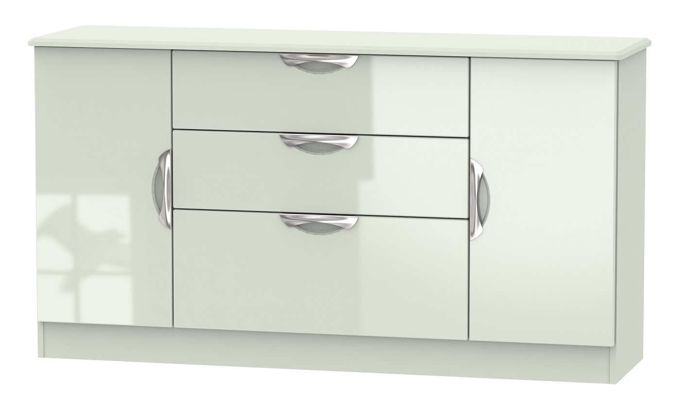 Chilham 2 Door 3 Drawer Wide Unit - London Lounge