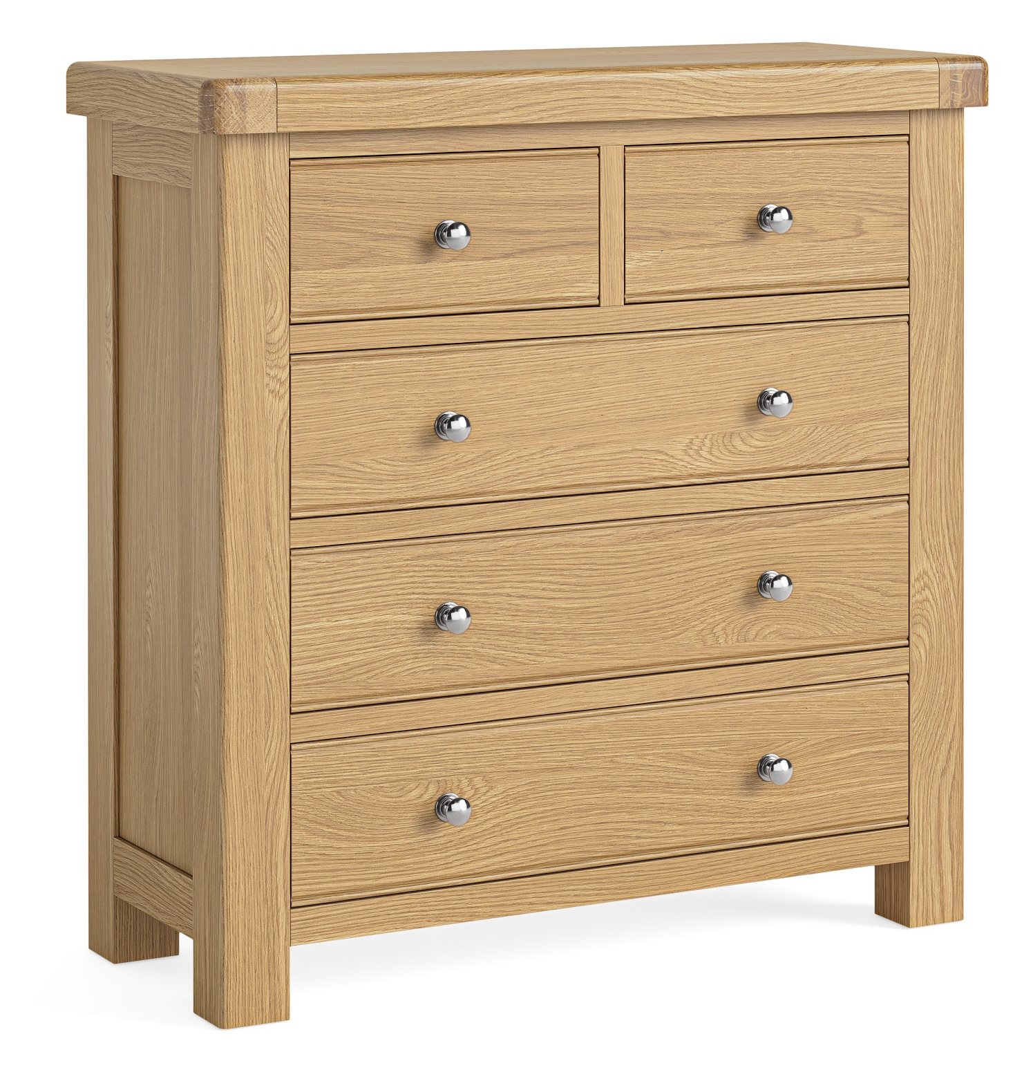 Harcourt 2 Over 3 Drawer Chest - London Lounge