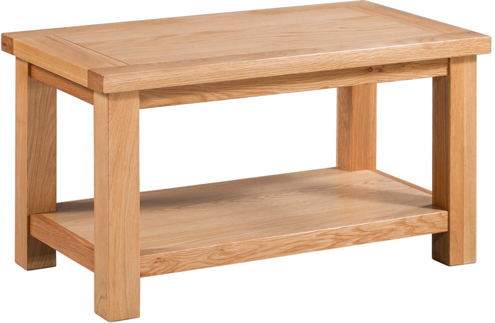 Budleigh Light Oak Small Coffee Table - London Lounge