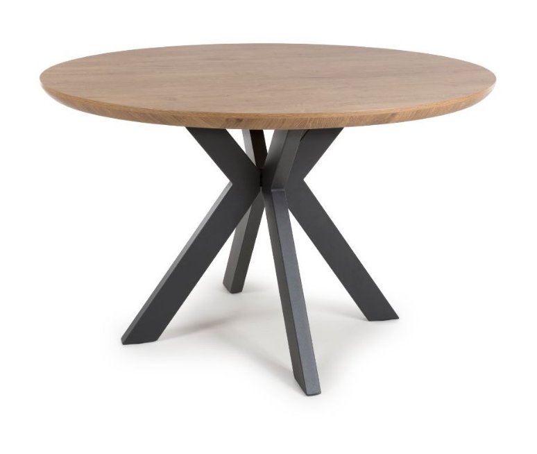 Elston Round Dining Table 120cm - London Lounge
